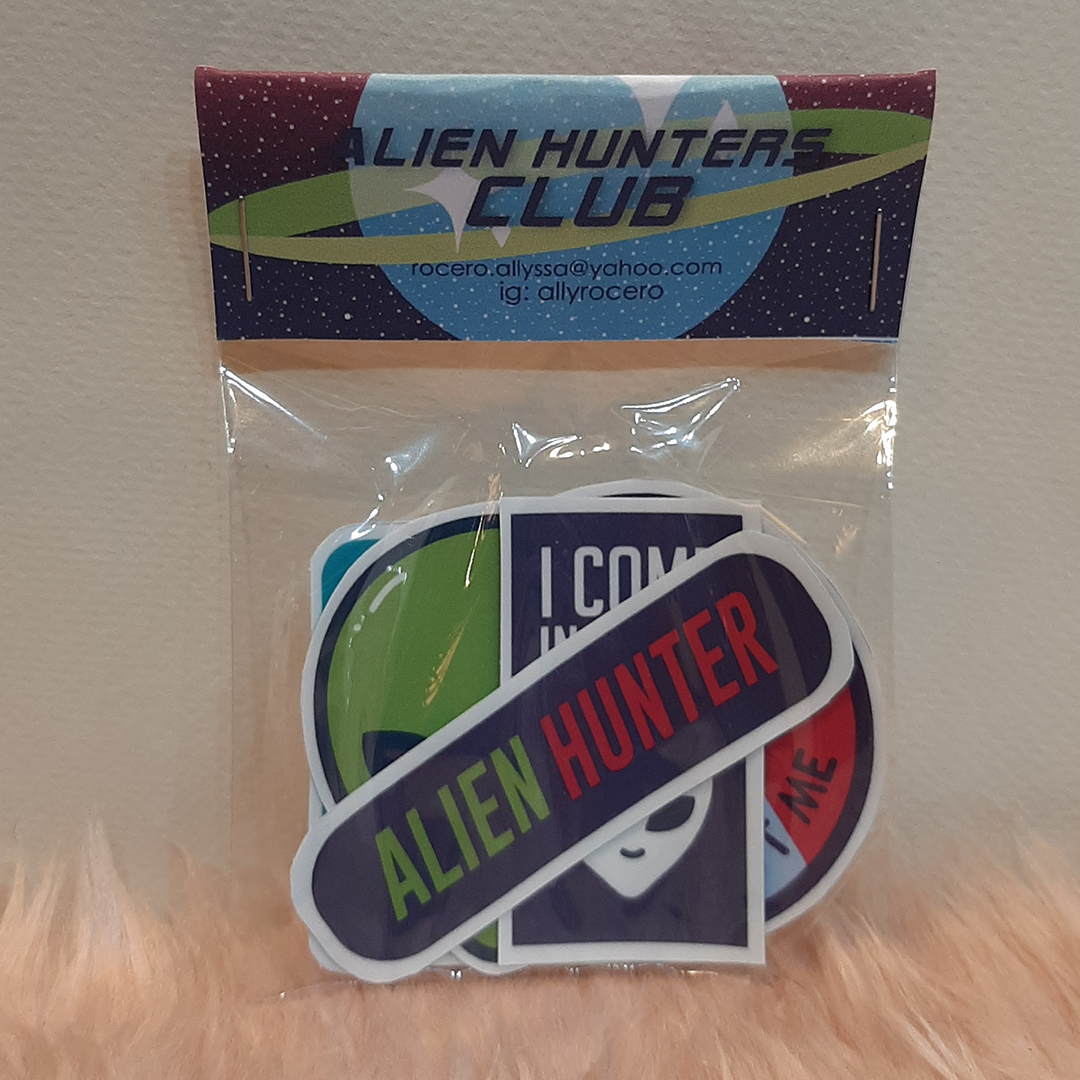 Alien Hunters Sticker Pack - Curate