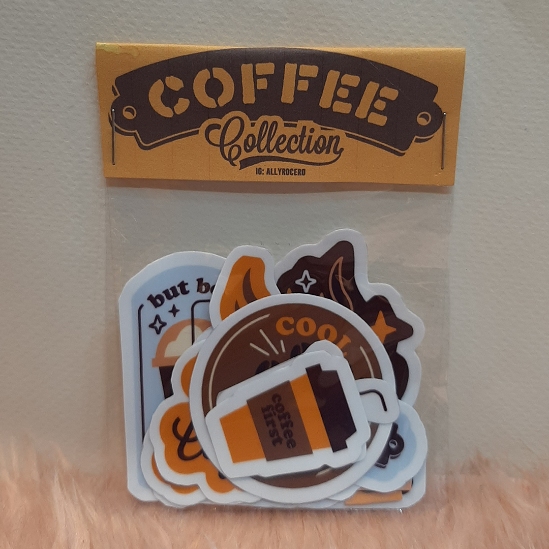 Coffee Collection Sticker Pack - Curate