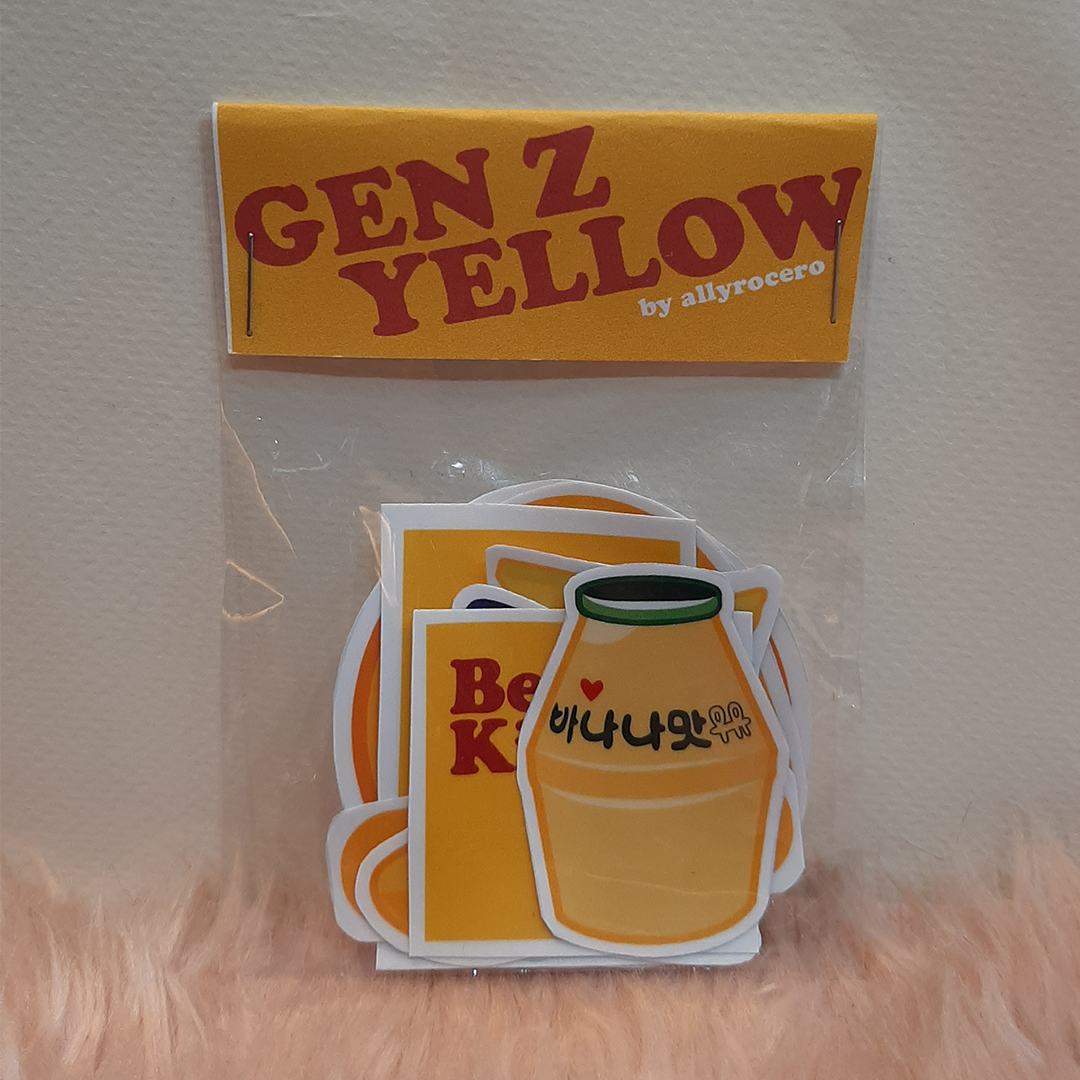 Genz Yellow Sticker Pack - Curate