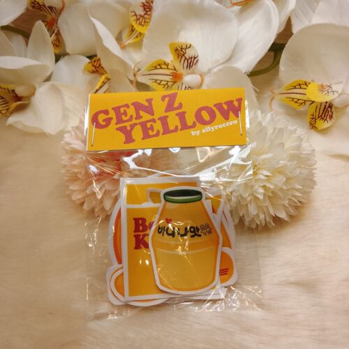 Genz Yellow Sticker Pack - Curate