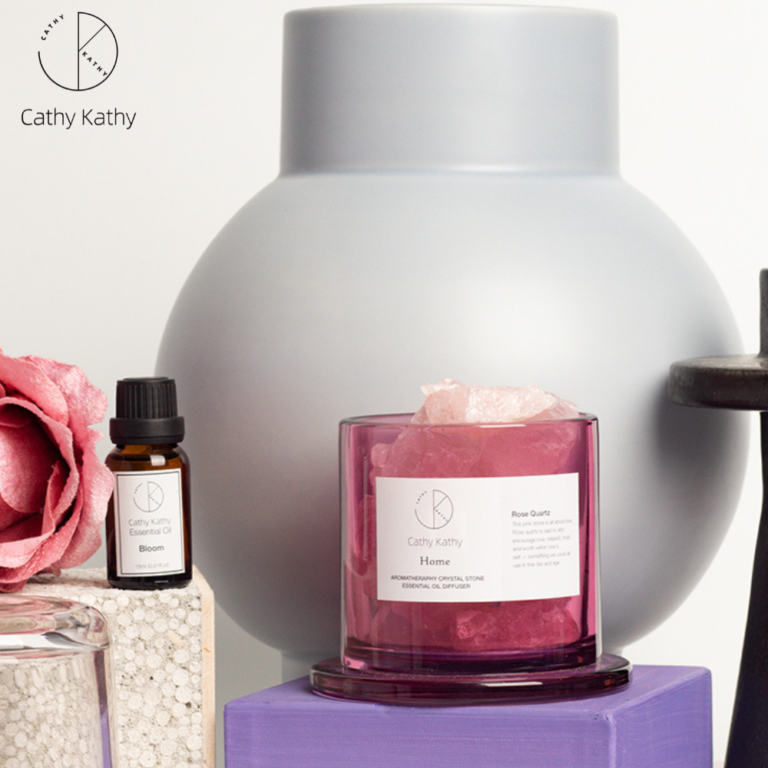 CATHY KATHY ROSE QUARTZ CRYSTAL STONE DIFFUSER - Curate